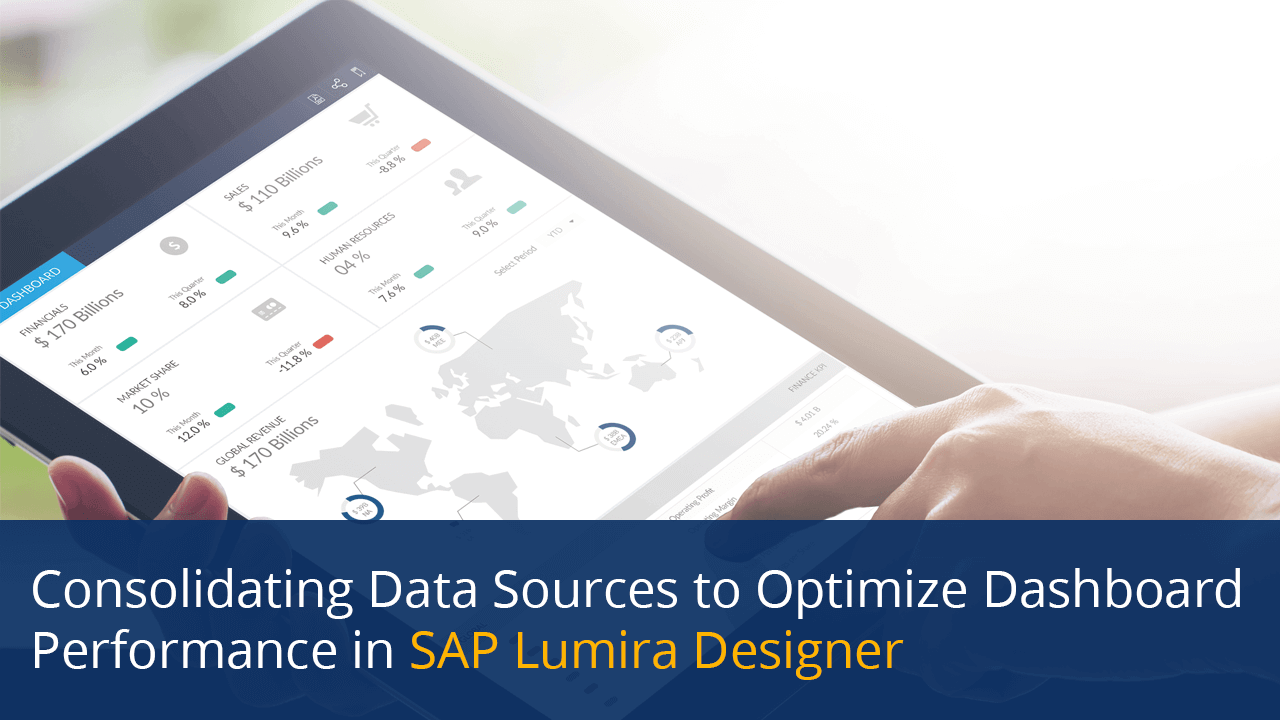 Consolidating Data Sources To Optimize Dashboard Performance In Sap Lumira Designer Part 1