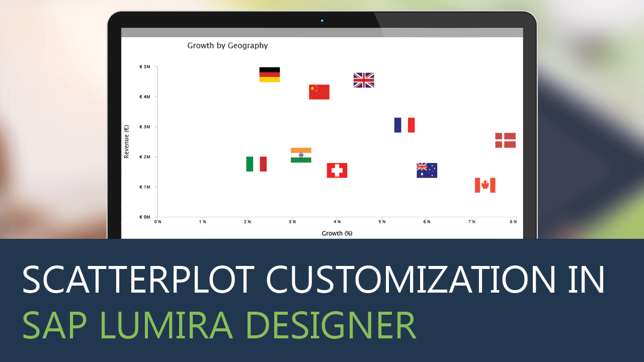 Scatterplot Customization in SAP Lumira Designer VBX Product Extensions - VBX for SAP Lumira